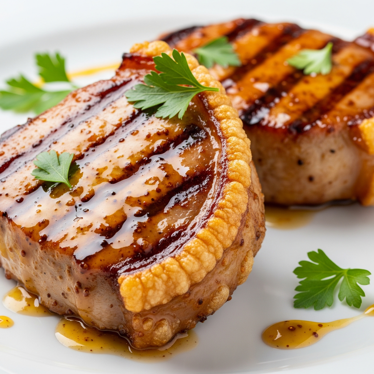 Crispy-Rind Pork Steaks Recipe with Manuka Honey Glaze {99.9% ...